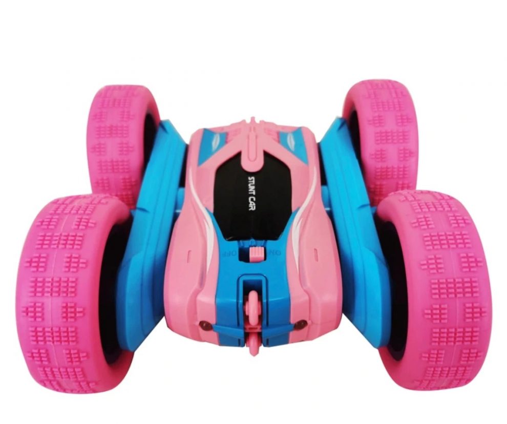 Spin n' Stunt RC Car Pink 1:24 | 360° Stunt Remote Control Car with LED ...